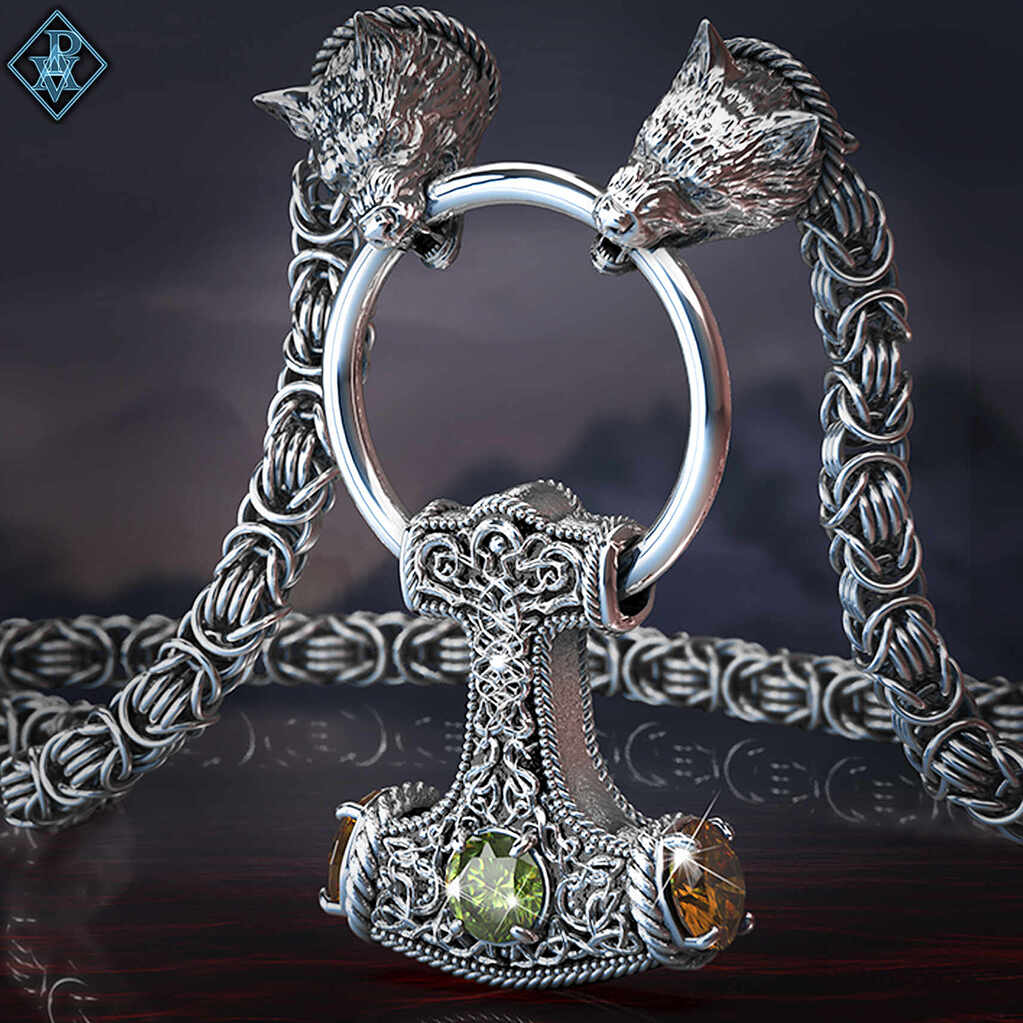 Thor's Hammer Necklace / ZBrush Jewelry Design - ZBrushCentral