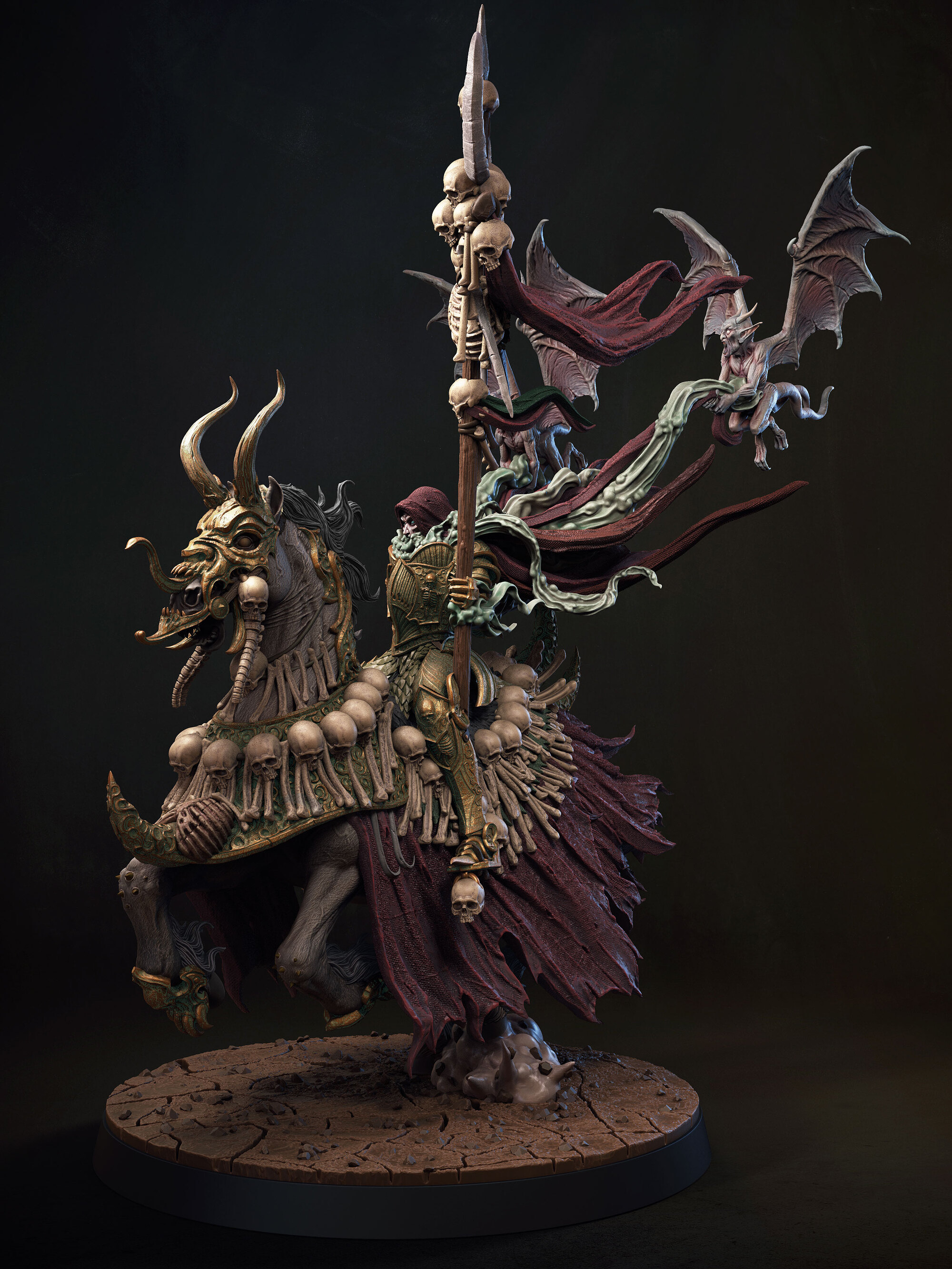 Pusil_Coterie_of_Despair (Creature Caster) Miniature - ZBrushCentral
