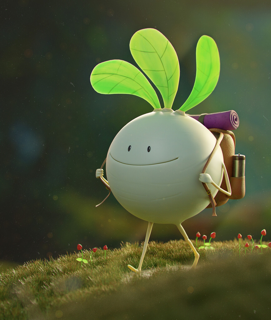 Little Radish - Goro Fujita - Fan Art - ZBrushCentral