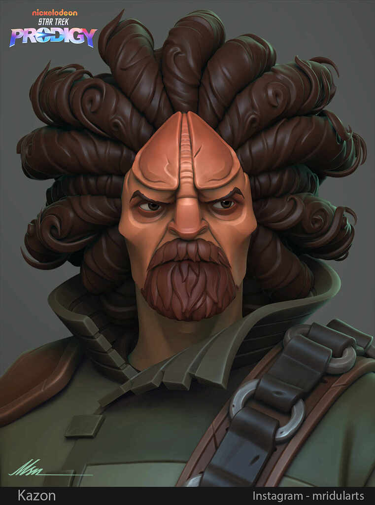 Kazon and Caitain (STAR TREK: PRODIGY) - ZBrushCentral