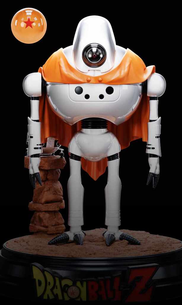 Giru Dragon Ball GT 3D Model / 3d printing dragon ball fan art ...