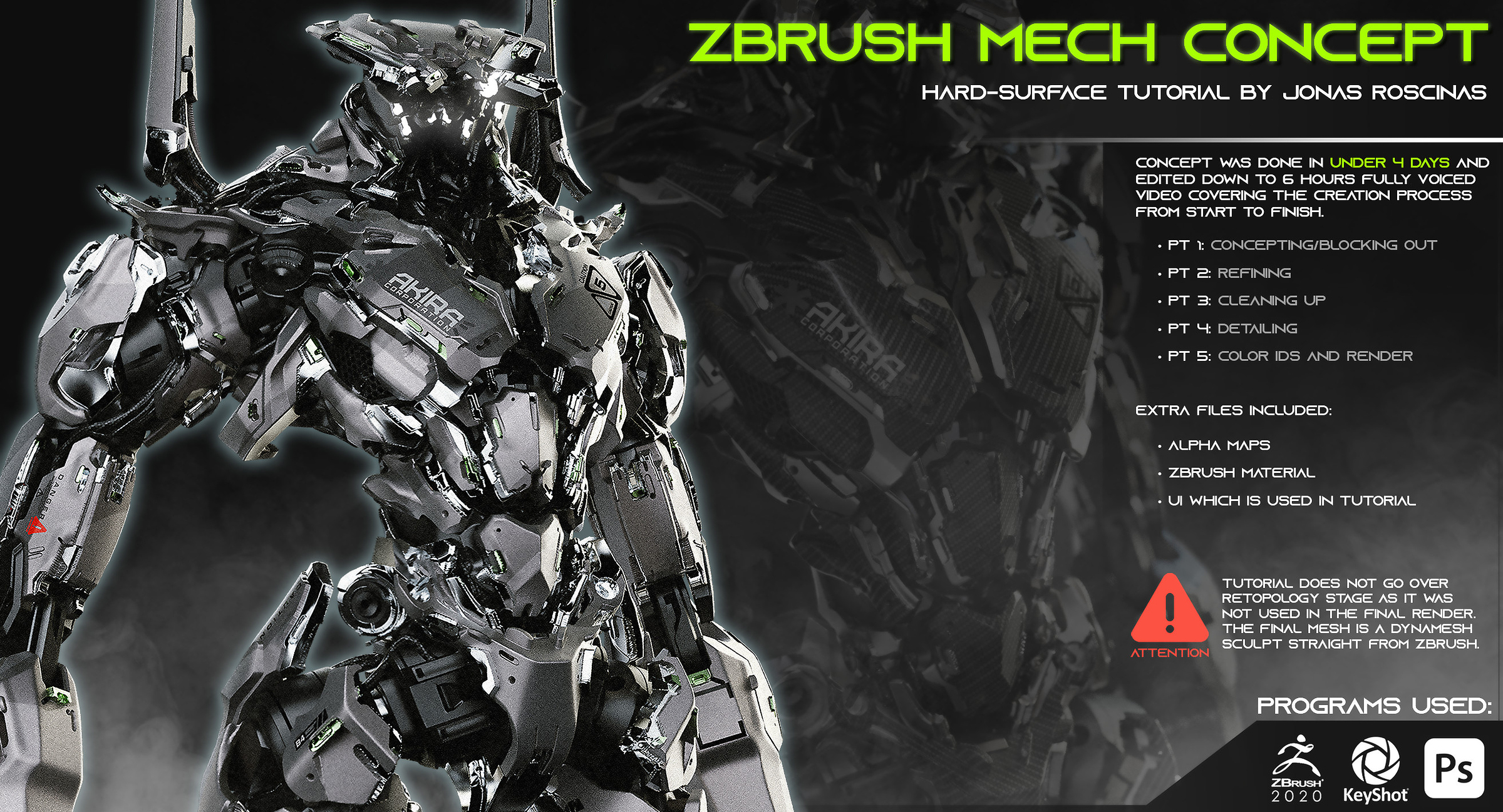 Zbrush Mech Concept - Tutorial - ZBrushCentral