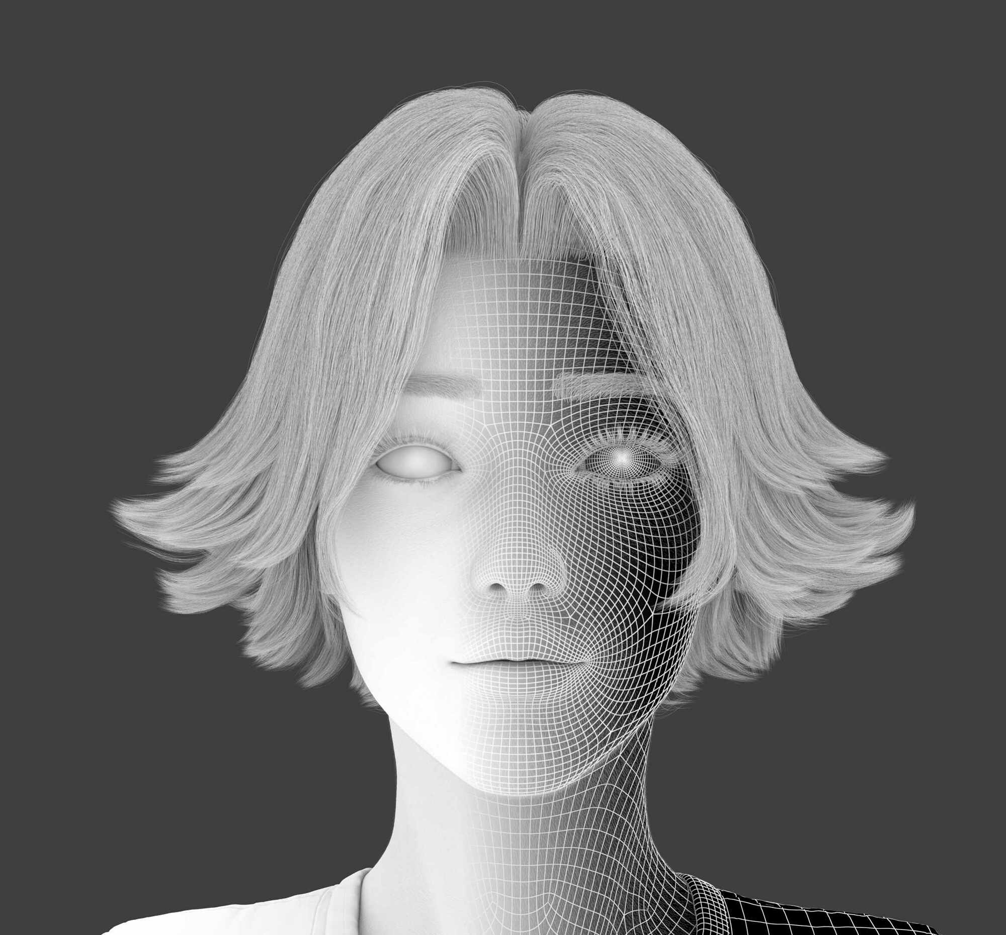 Short hair girl - ZBrushCentral