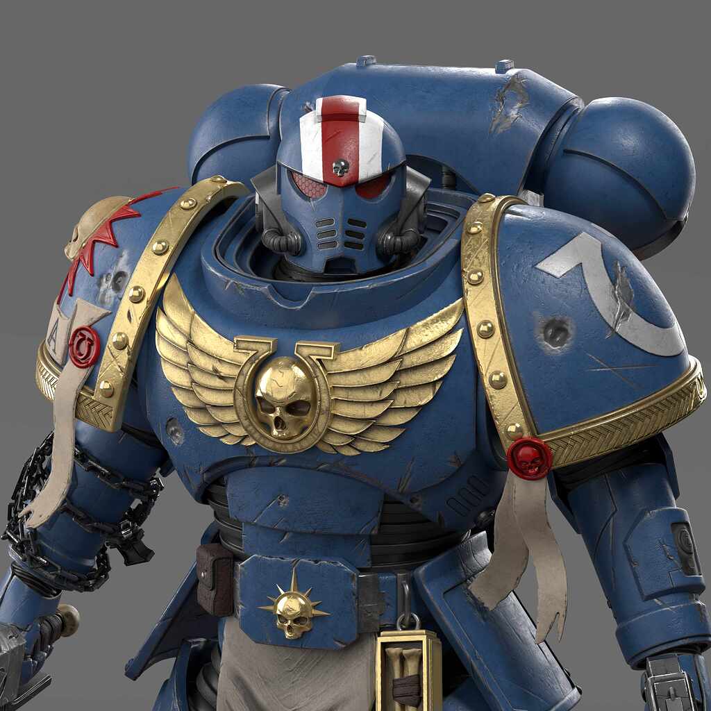 Liutenant TItus - Warhammer 40k - ZBrushCentral