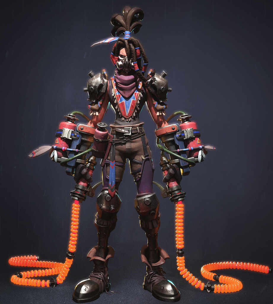 Indian Tribe Real-Time Character - ZBrushCentral
