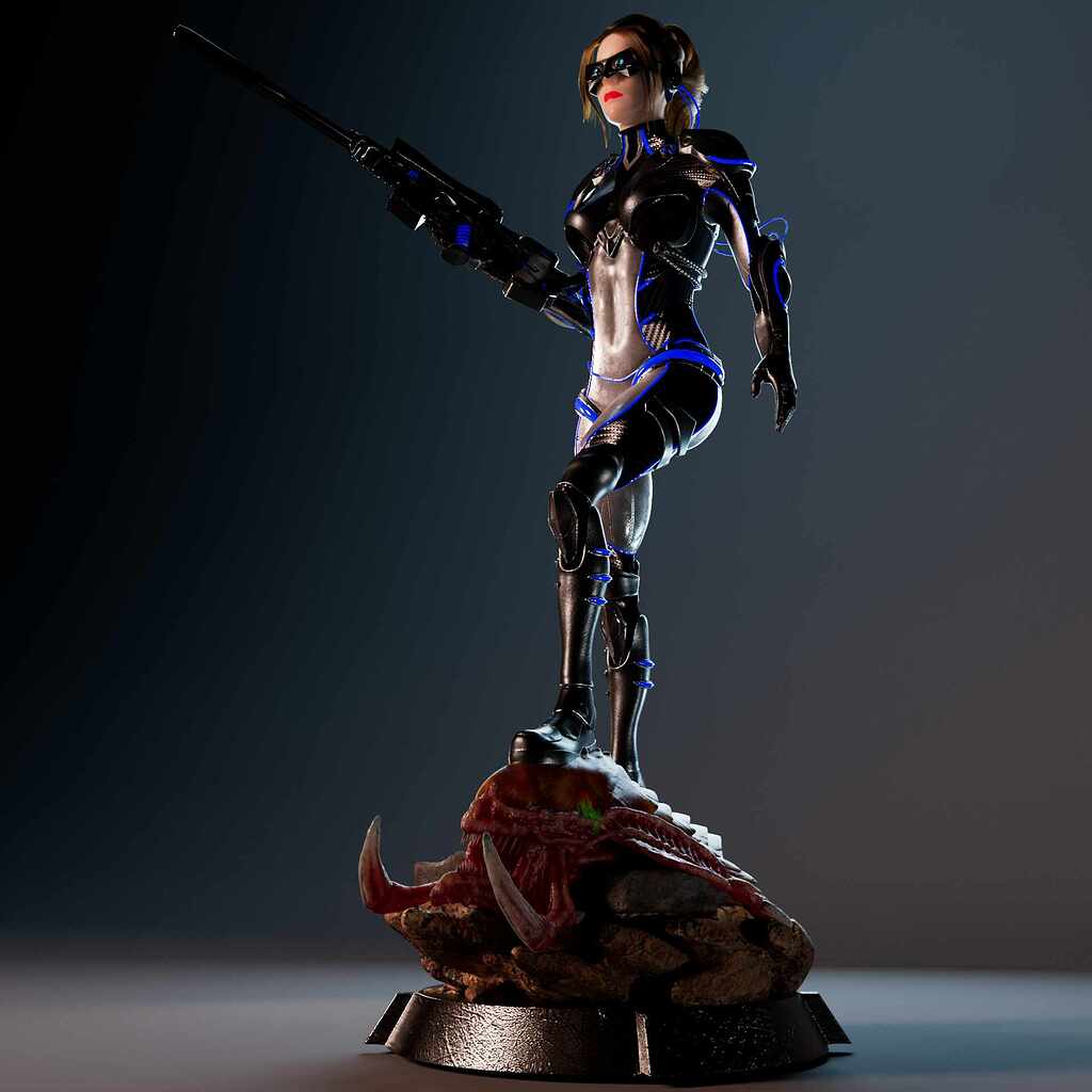 Nova from Starcraft - ZBrushCentral
