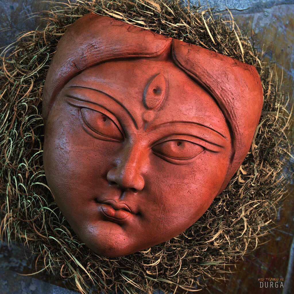 Durga Clay look - Digital Sculpture – by Surajit Sen - ZBrushCentral