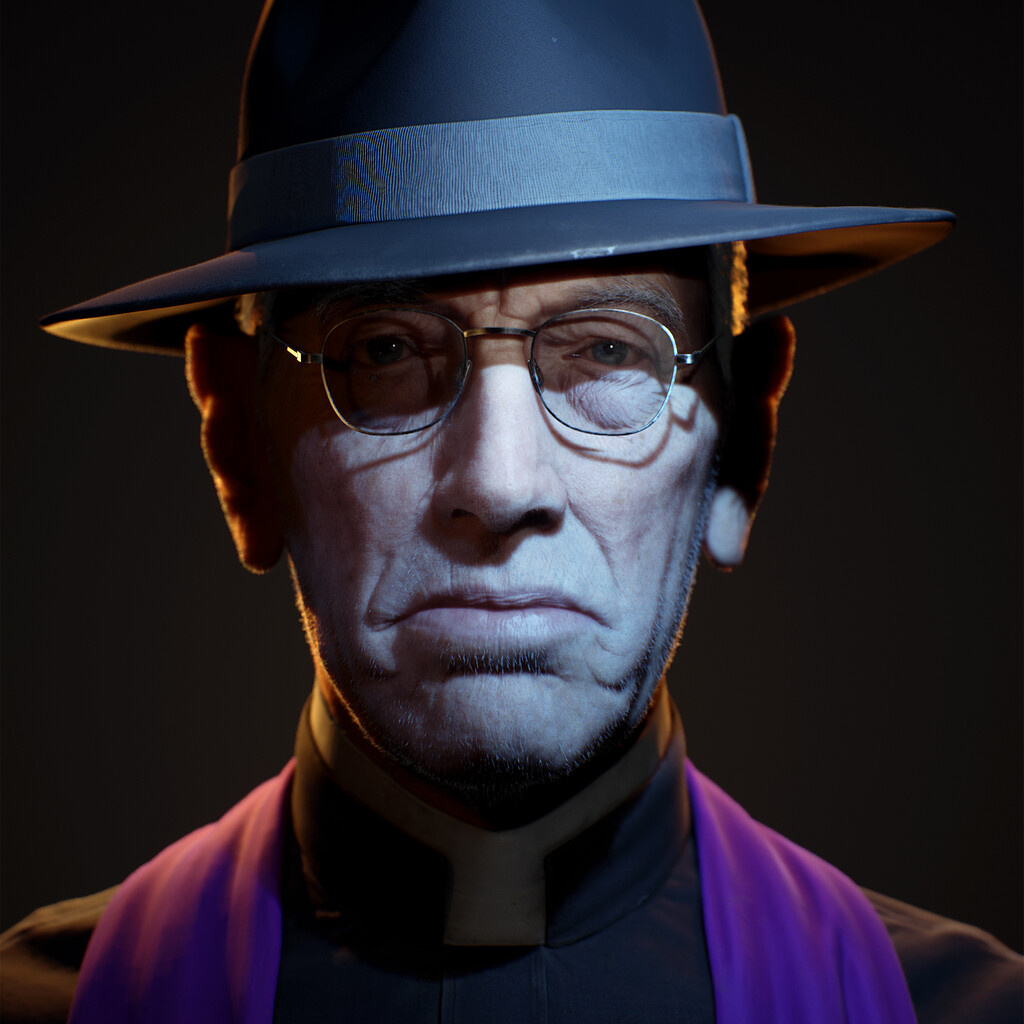 Lankester Merrin-The Exorcist- (Real-Time UE4) - ZBrushCentral