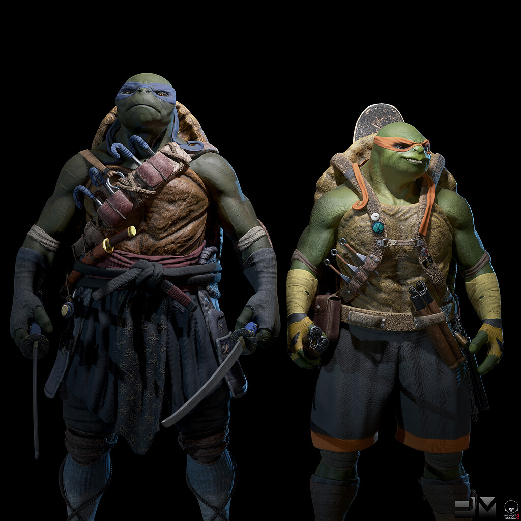 Leo and Mikey - TmnT - ZBrushCentral