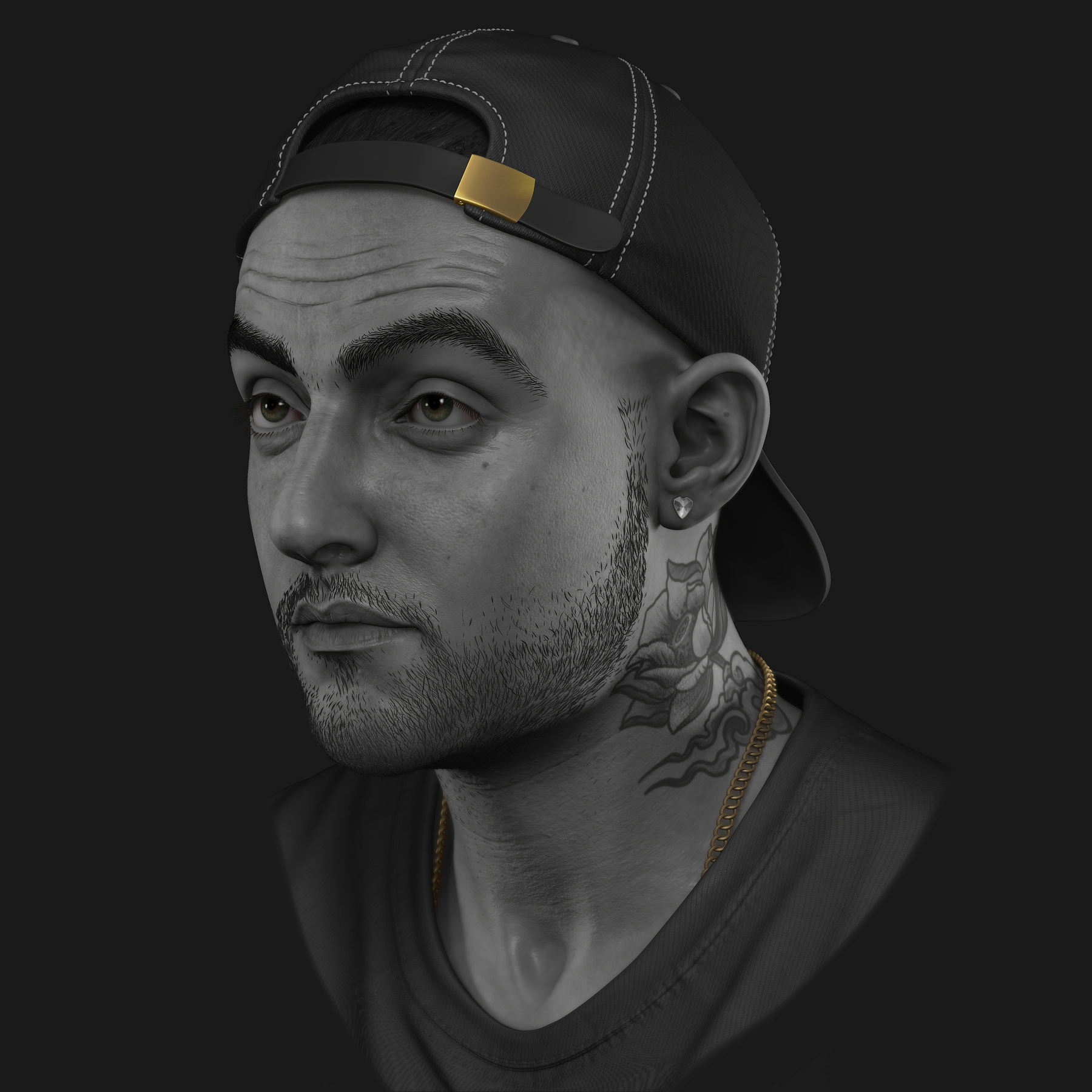 MAC MILLER Portrait - ZBrushCentral