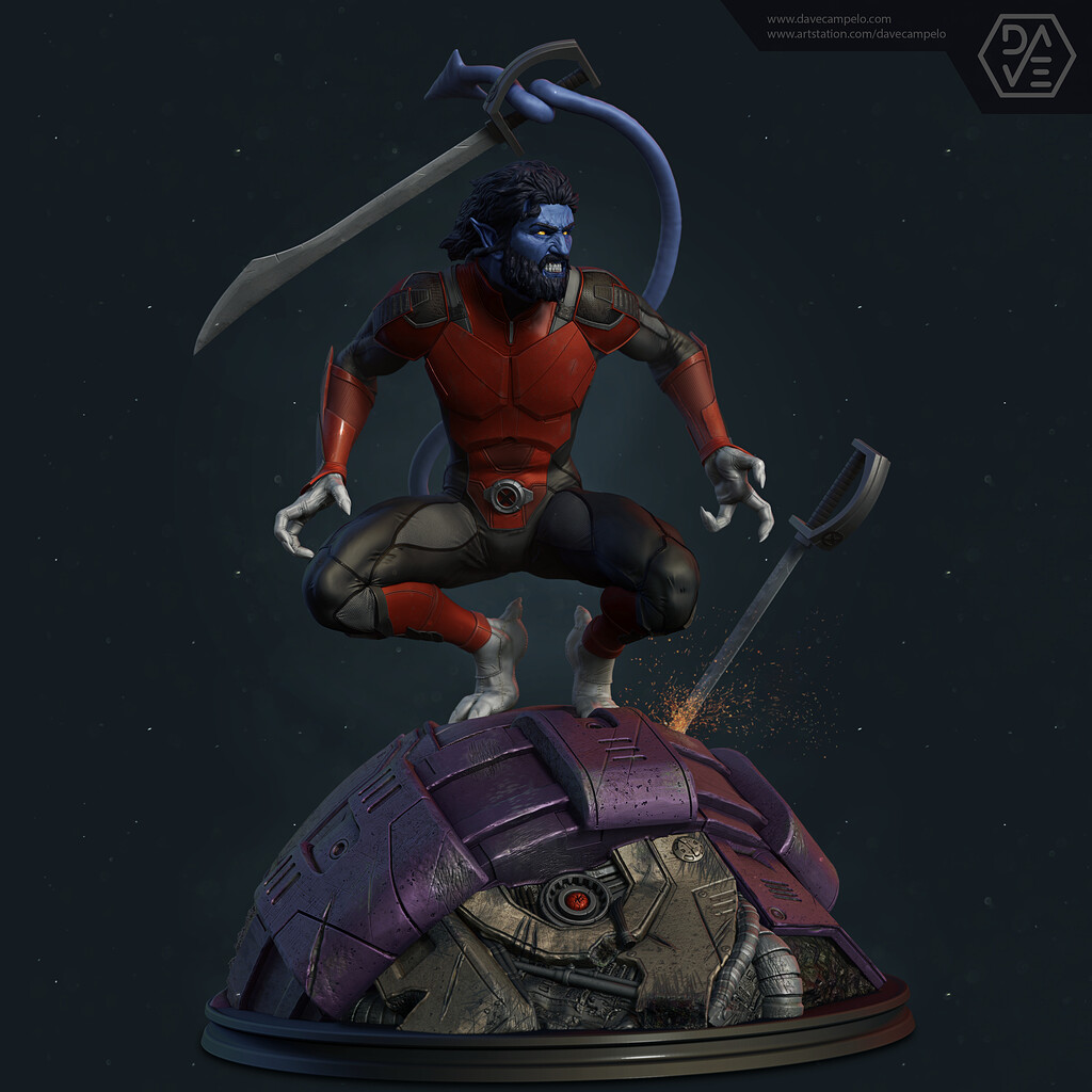 Nightcrawler Fanart - ZBrushCentral