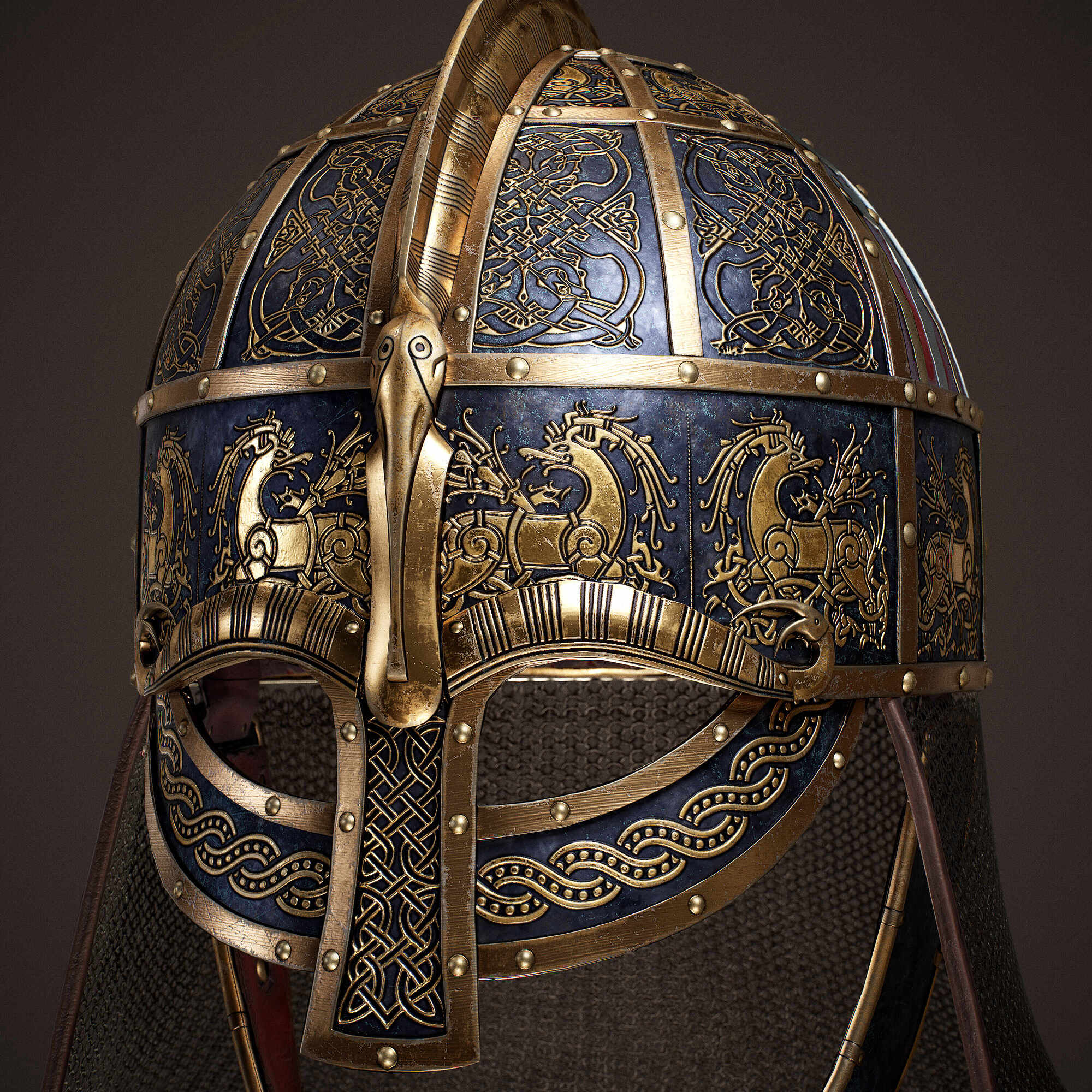 Vendel era Helmet - Real Time - ZBrushCentral