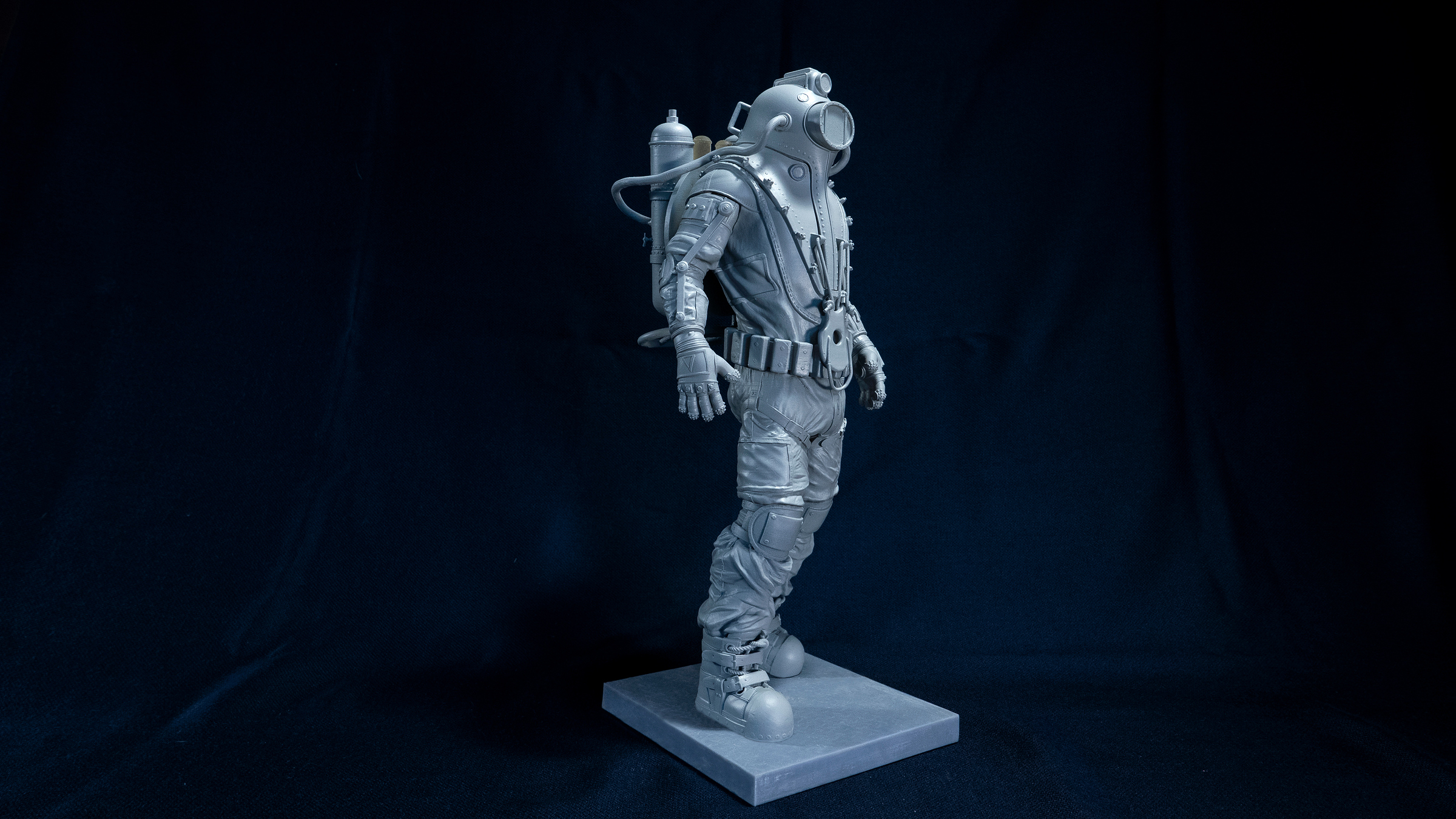 WIP Subject Delta Bioshock Fan Art Collectible 1/6 Scale 3d Print ...