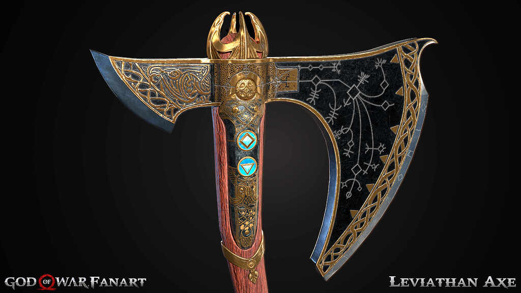 Leviathan Axe - God of War Fanart - ZBrushCentral
