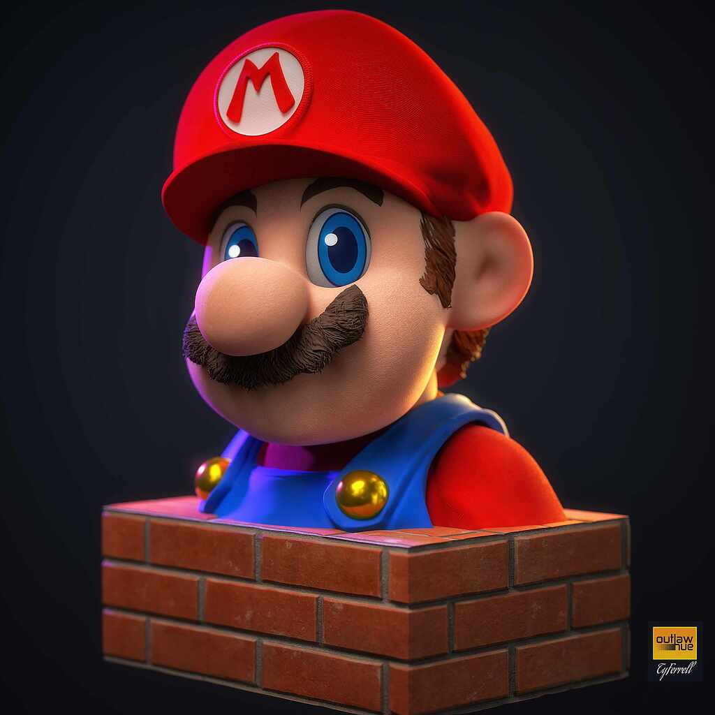 Super Mario Fan Art - ZBrushCentral