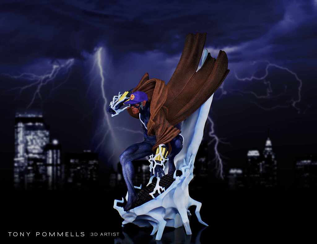 Static Shock - Collectible Fan Art - ZBrushCentral