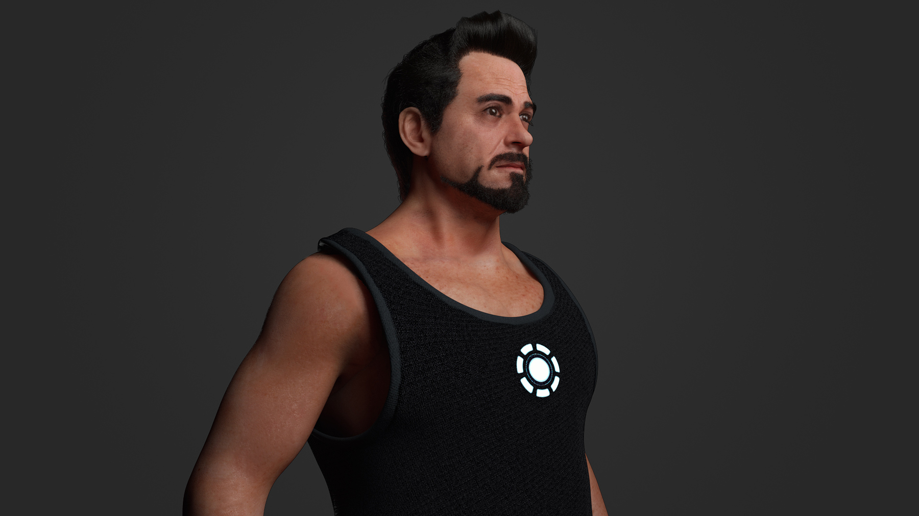 3d Portrait of Tony Stark - ZBrushCentral