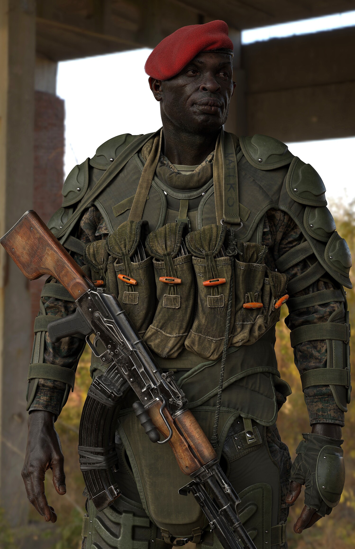 African Soldja - ZBrushCentral