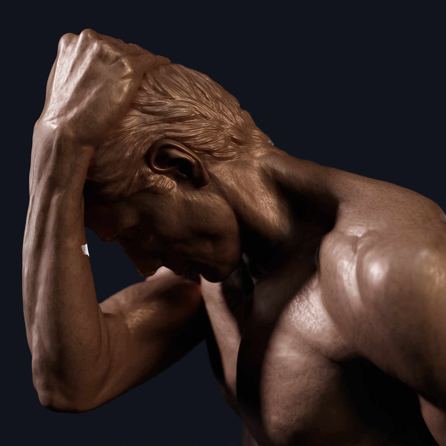 Basic Male Anatomy Sculpt Study - ZBrushCentral