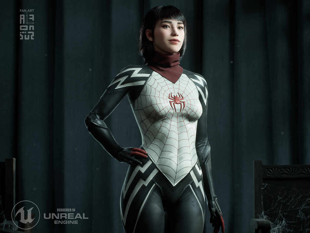 Silk - Cindy Moon from Spider-Man - ZBrushCentral