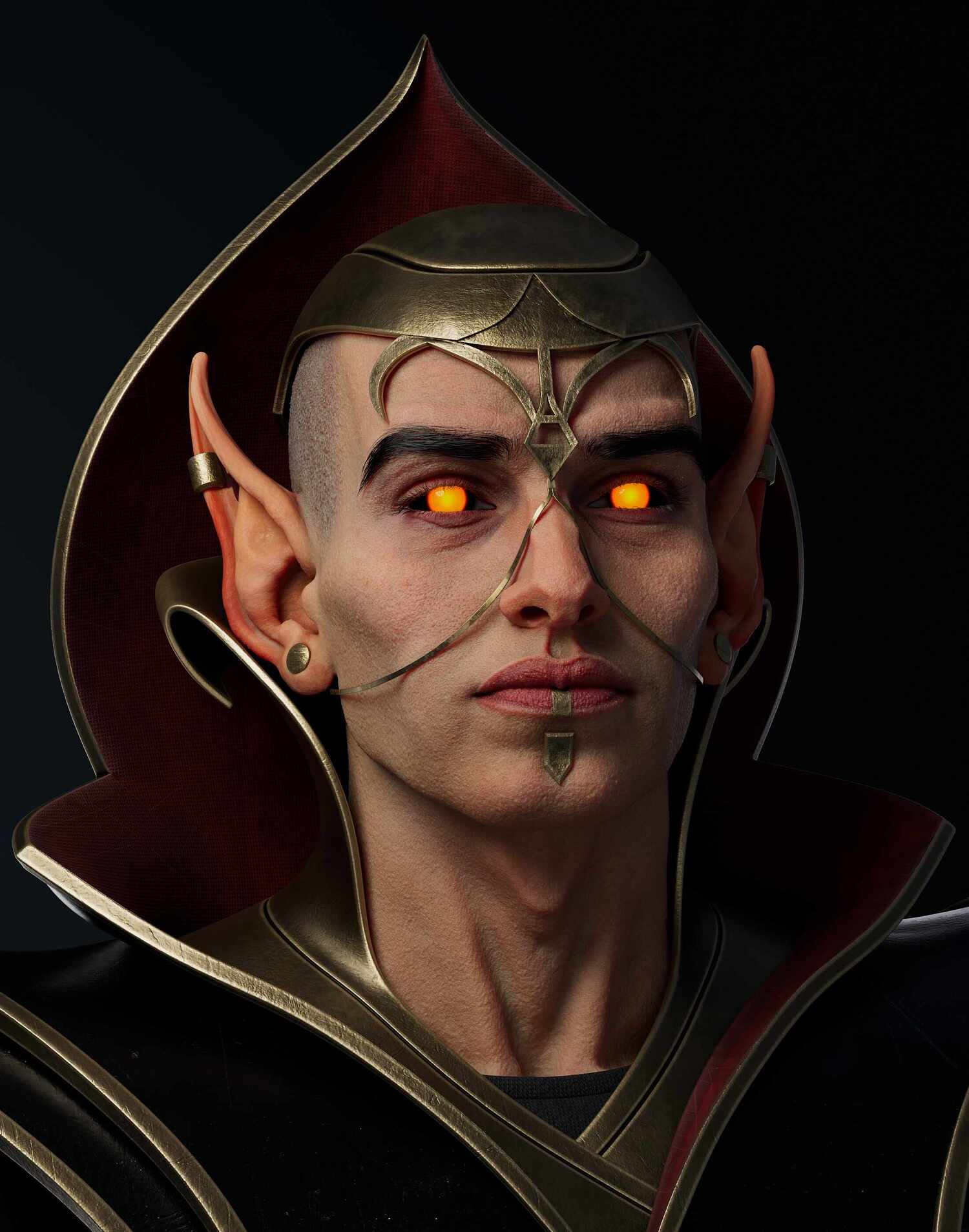 Astral Elf Portrait - ZBrushCentral