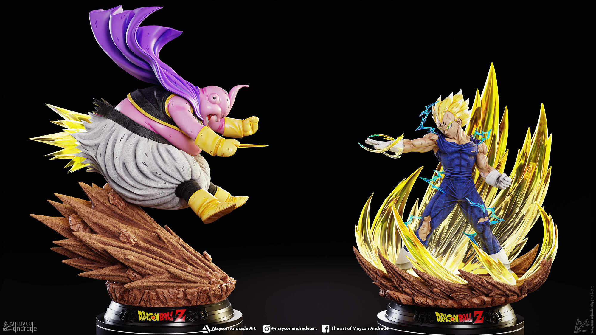 Majin Vegeta VS Majin buu - ZBrushCentral