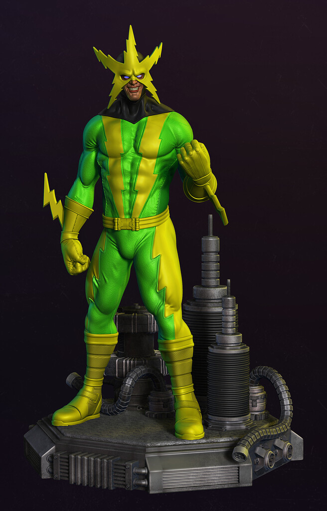 Electro Marvel Fan Art - ZBrushCentral