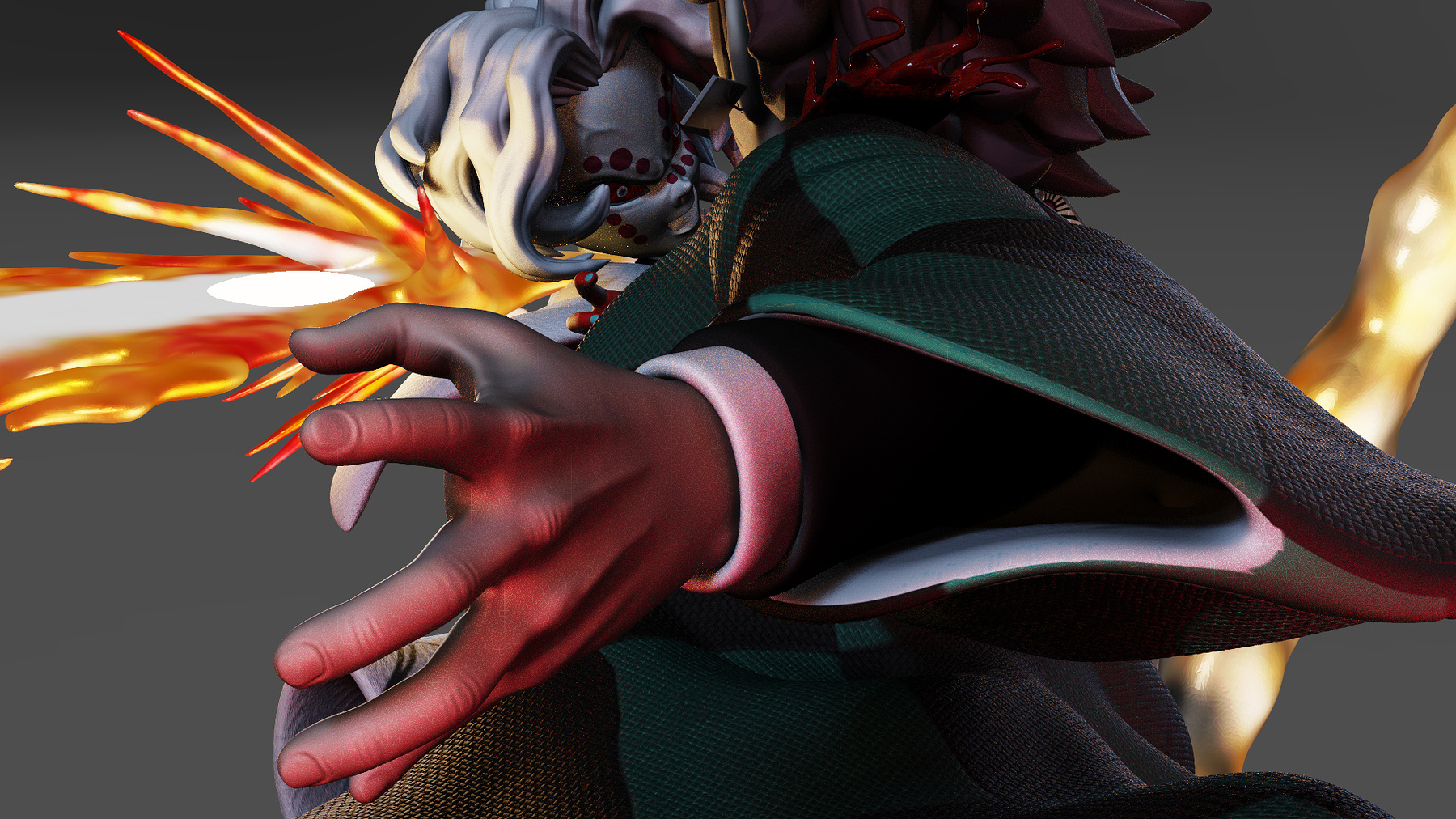 Tanjiro Vs Rui fan-art Kimetsu no yaiba c-19 - ZBrushCentral