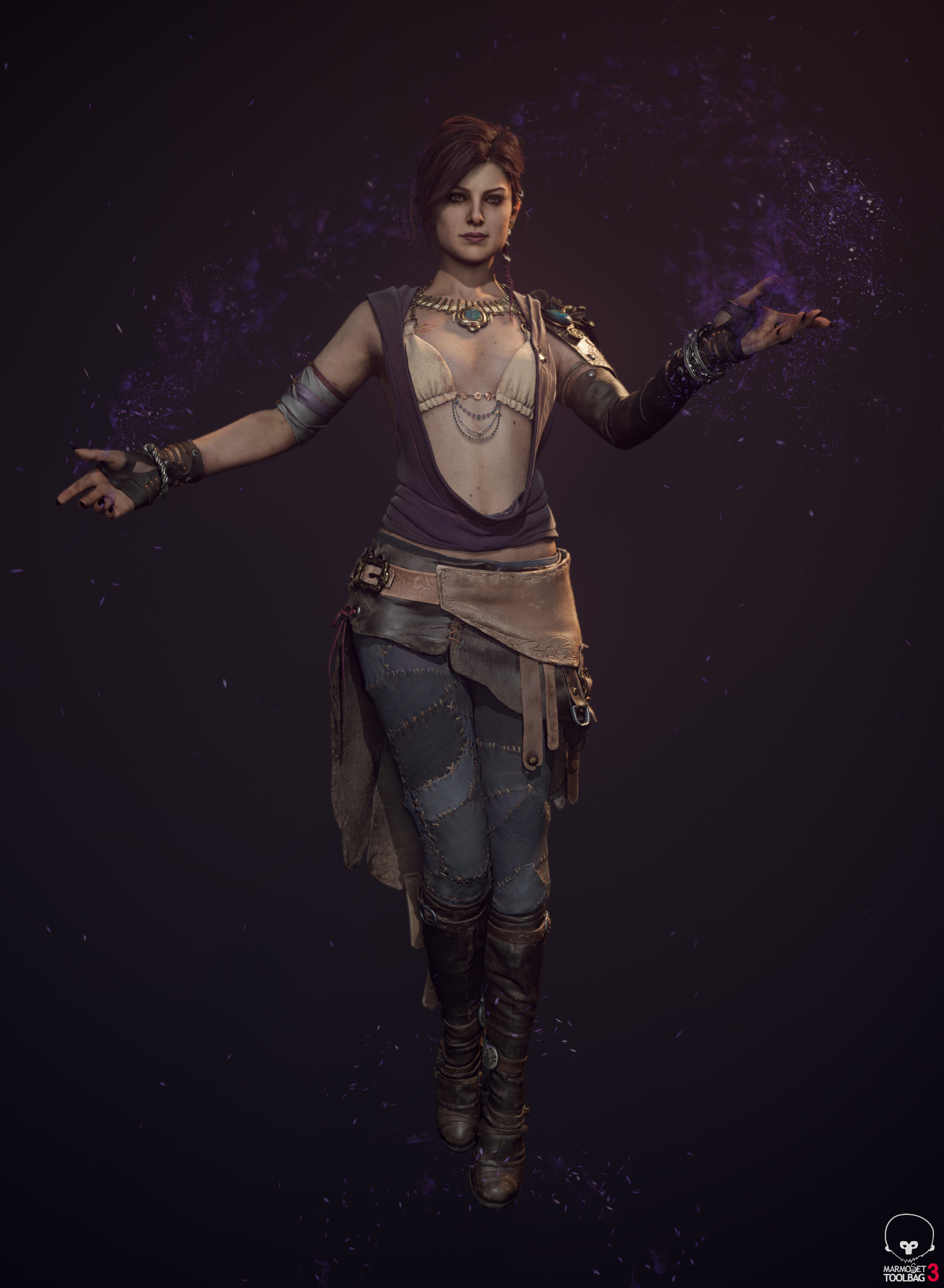 Morrigan, Dragon Age Origins Fan remake, real time - ZBrushCentral