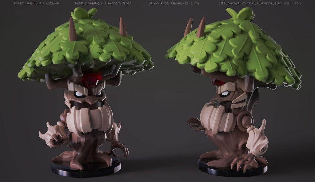 Krosmaster Blast : Soft Oak, Stone heart - ZBrushCentral