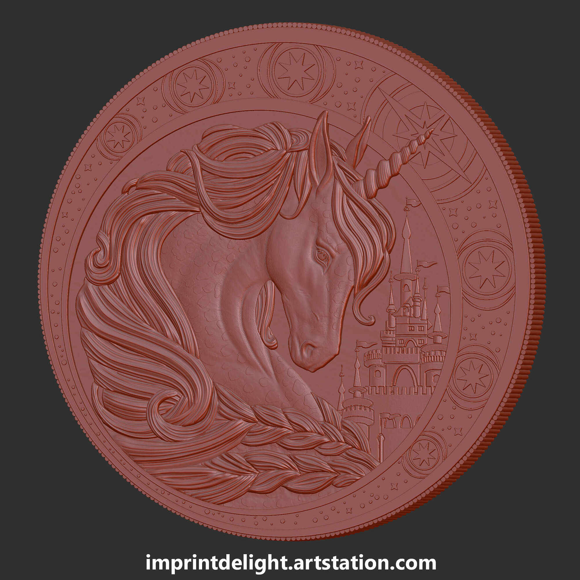 Unicorn Coin - ZBrushCentral