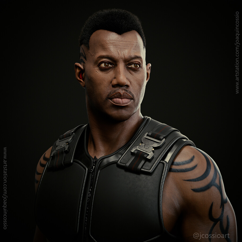Blade: Wesley Snipes - Fan Art - ZBrushCentral