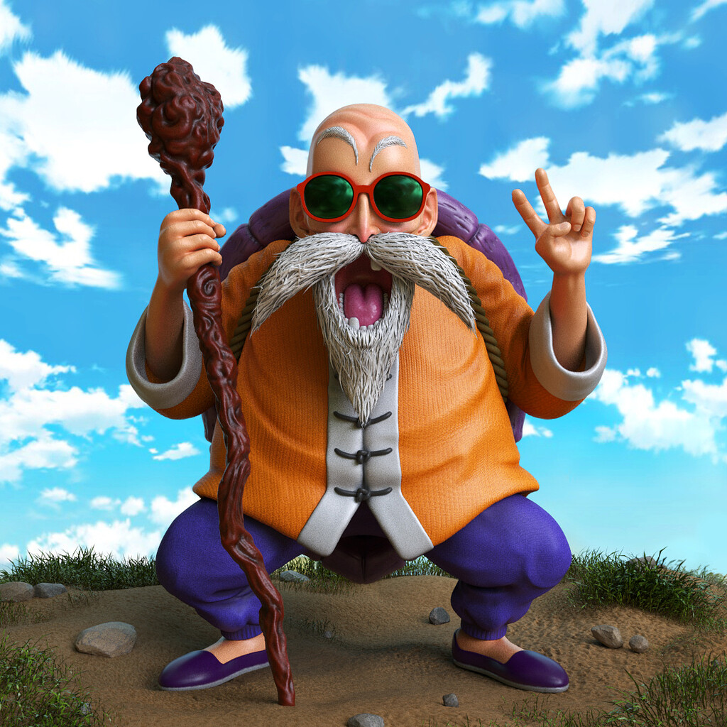 Master Roshi Sculpt - ZBrushCentral