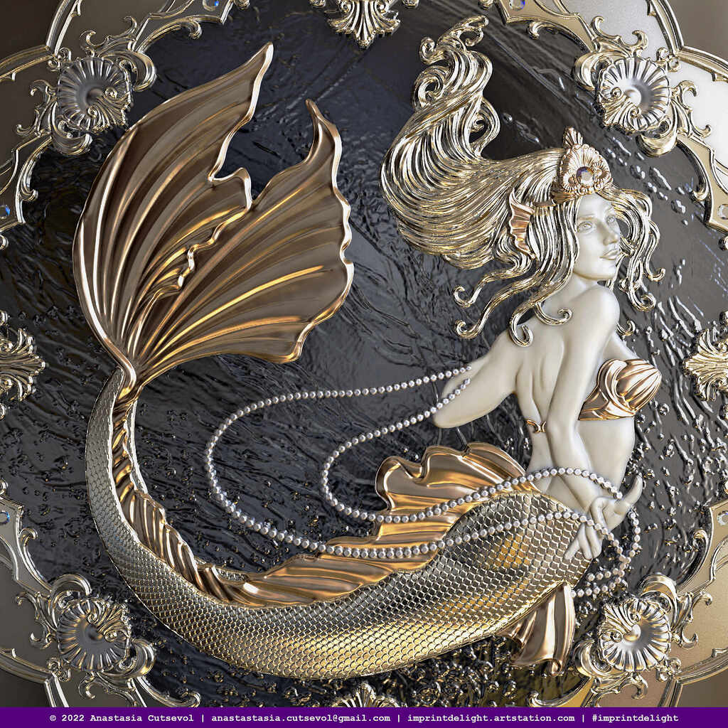 Mermaid Coin - ZBrushCentral