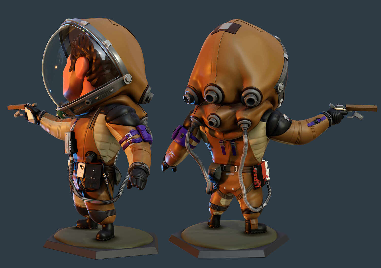 Prospect Ezra and Cee fanart and 3dprint - ZBrushCentral