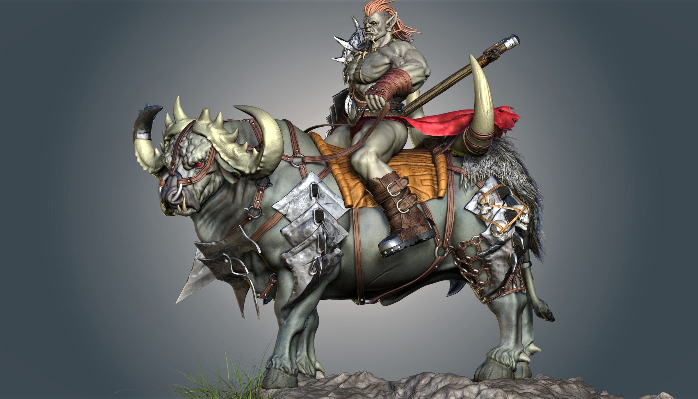 ORC RIDER 🐃 - ZBrushCentral