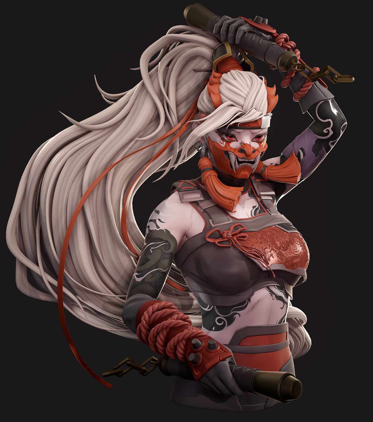 Oni Girl - ZBrushCentral