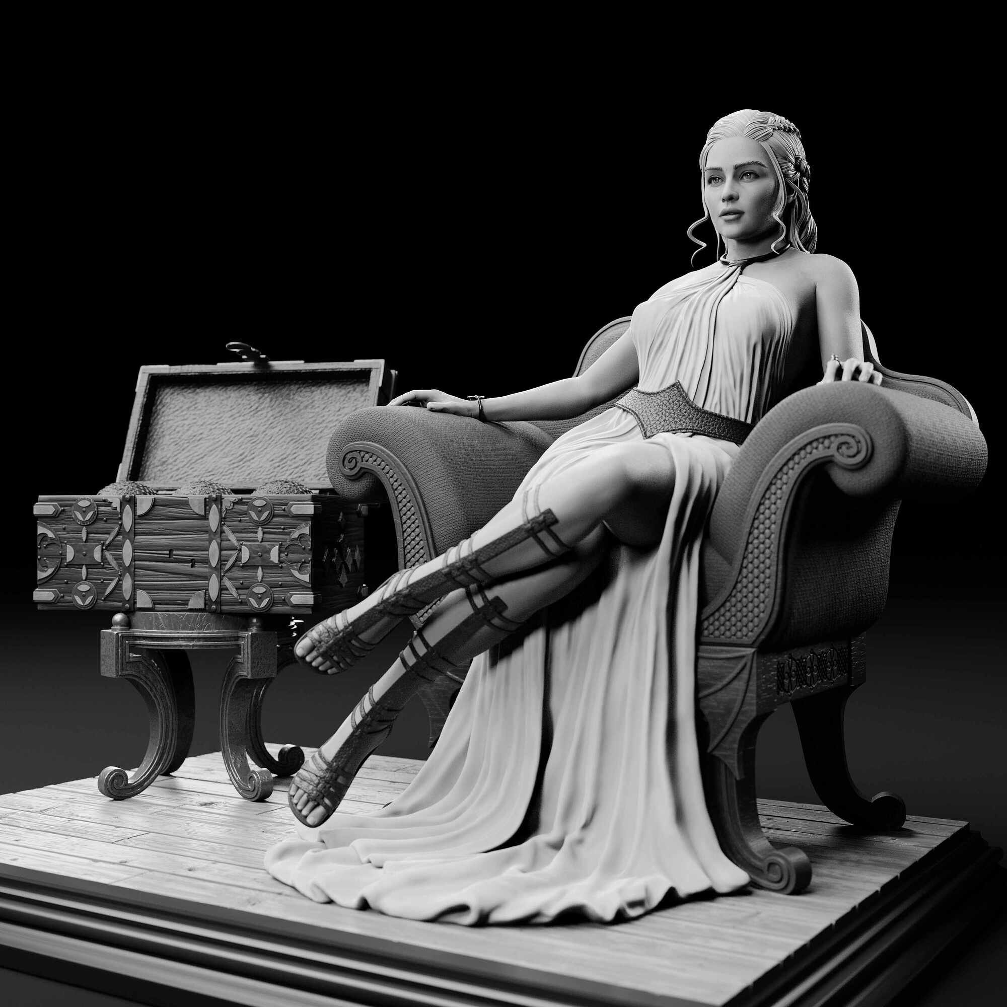 Game Of Thrones Daenerys Targaryen ZBrushCentral game-of-thrones-daenerys-targaryen-zbrushcentral