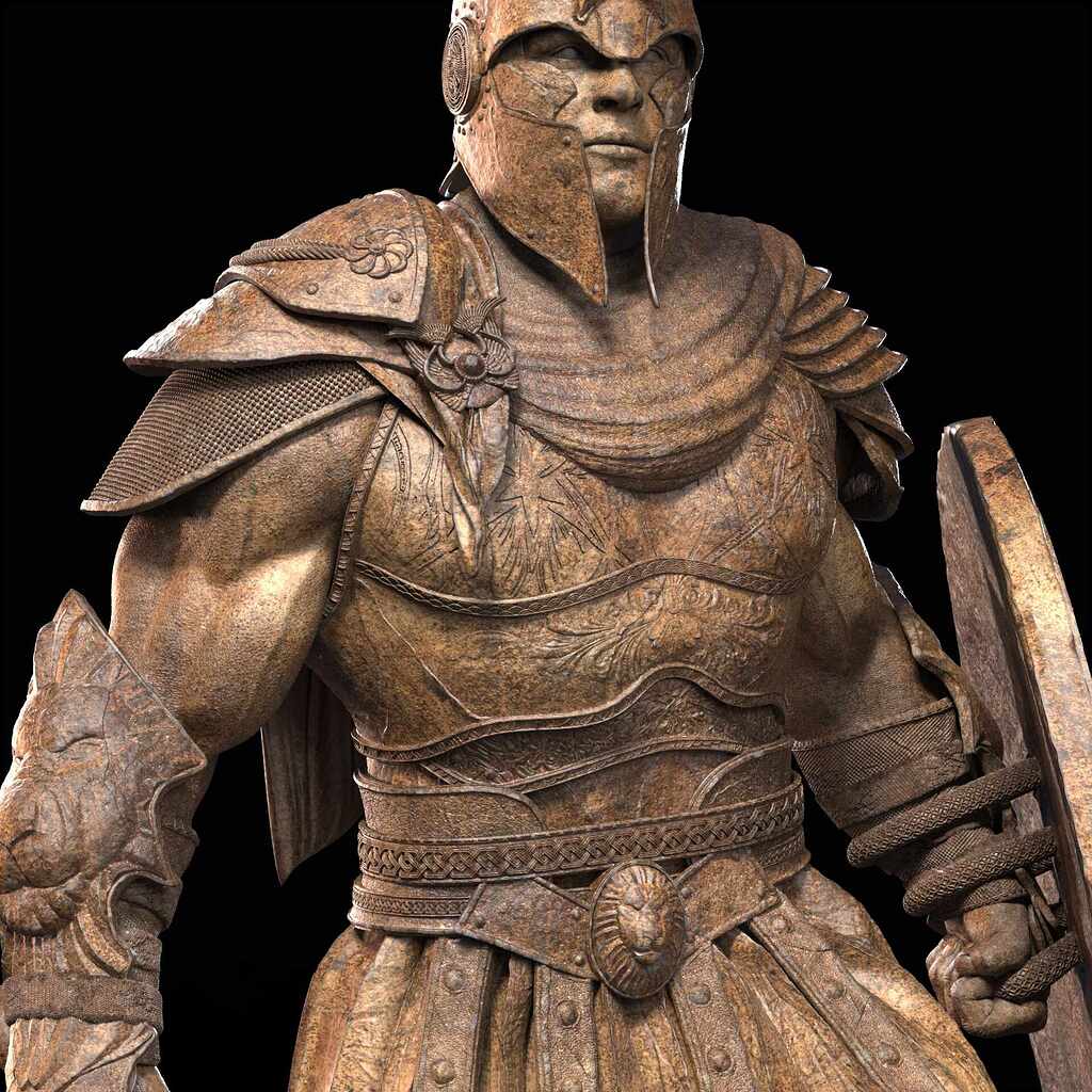 Roman Warrior - ZBrushCentral