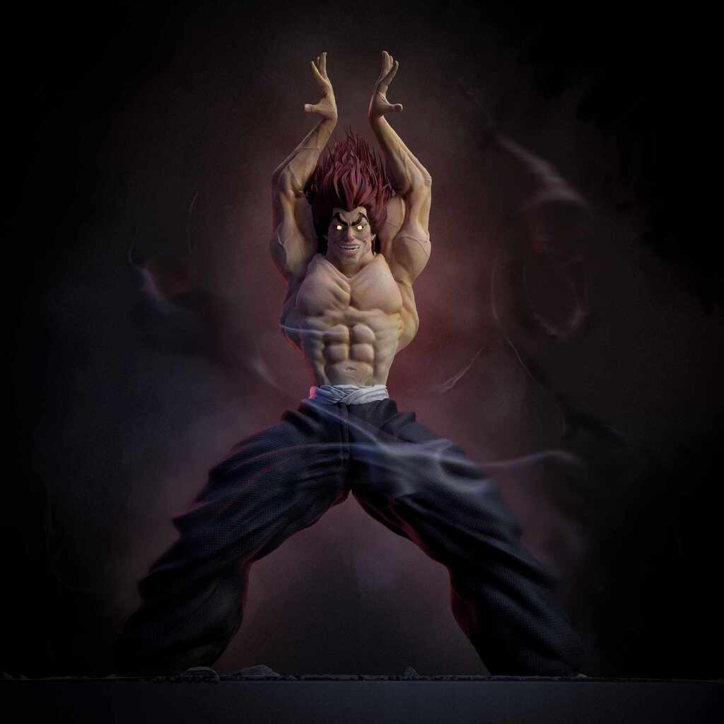 Yujiro Hanma - ZBrushCentral