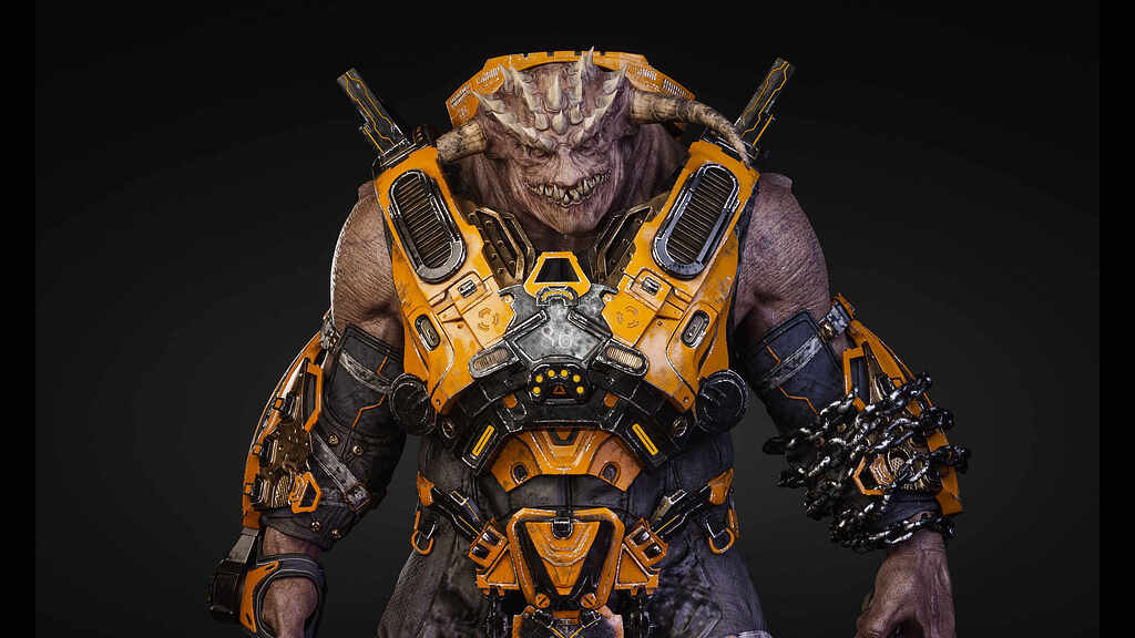 Creature armored - ZBrushCentral