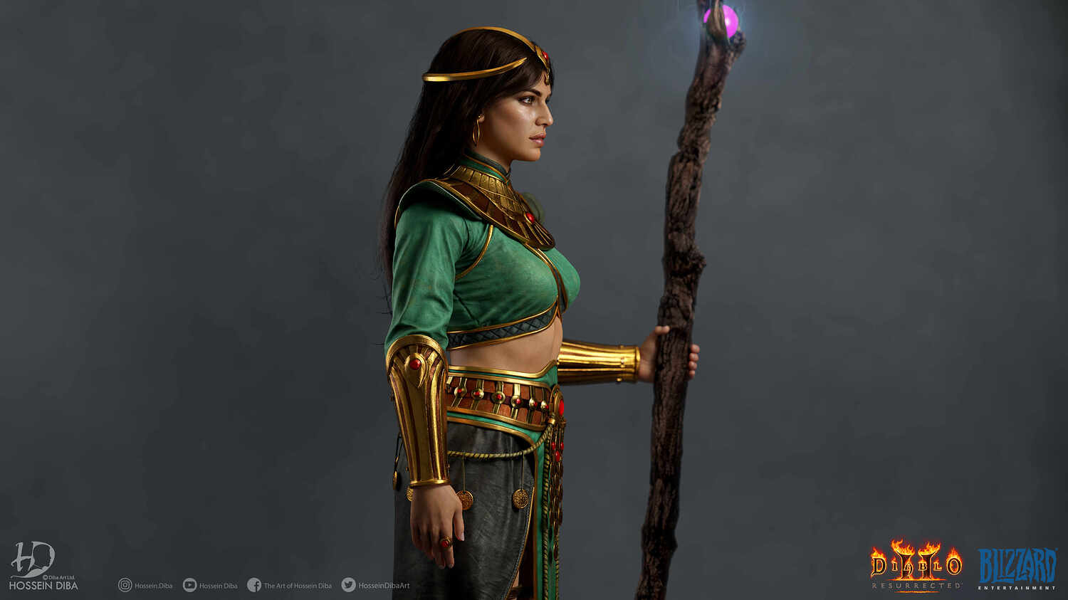 Diablo II: Resurrected Sorceress - ZBrushCentral