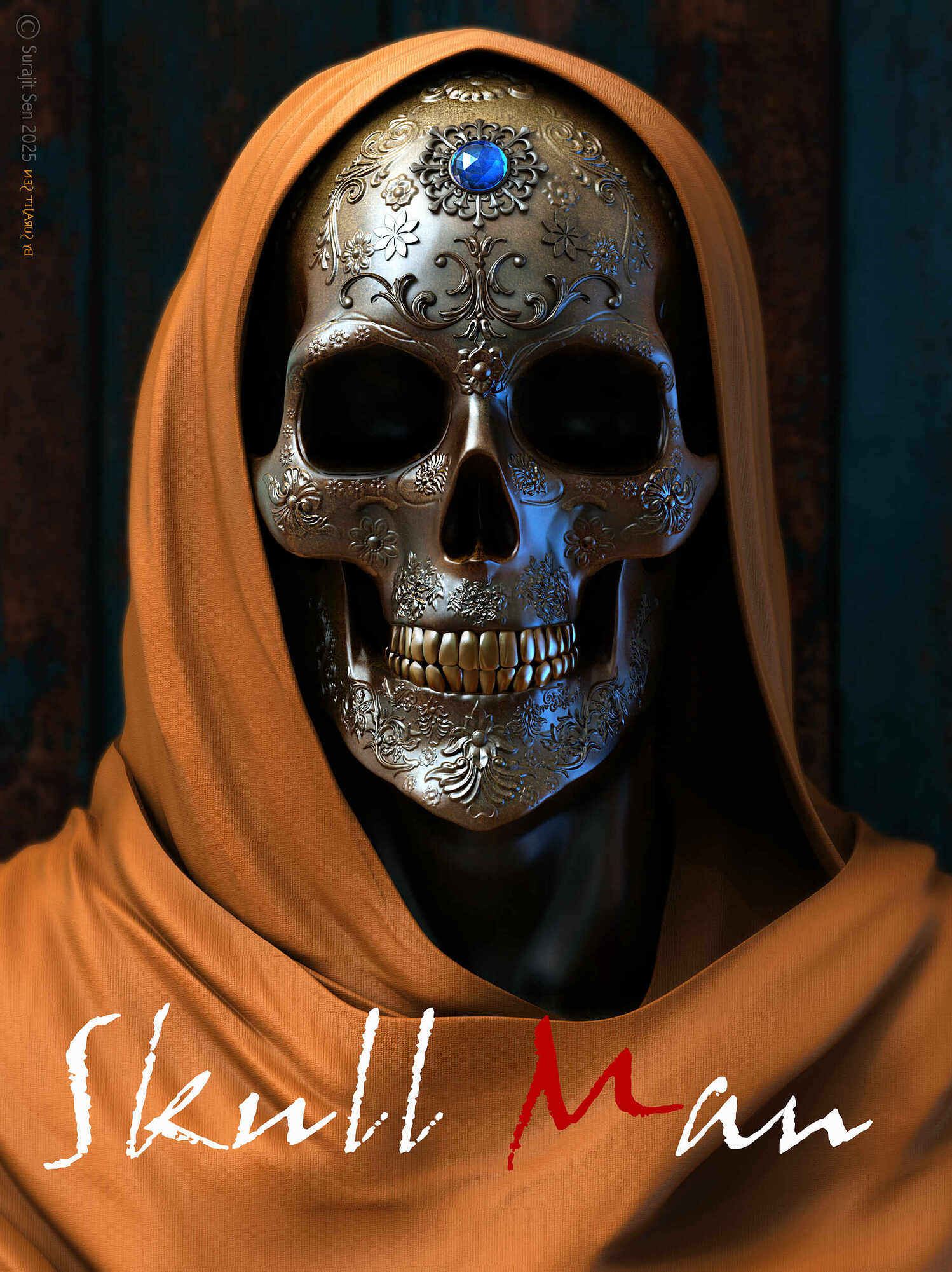 Skull Man - Digital Sculpture by Surajit Sen - ZBrushCentral