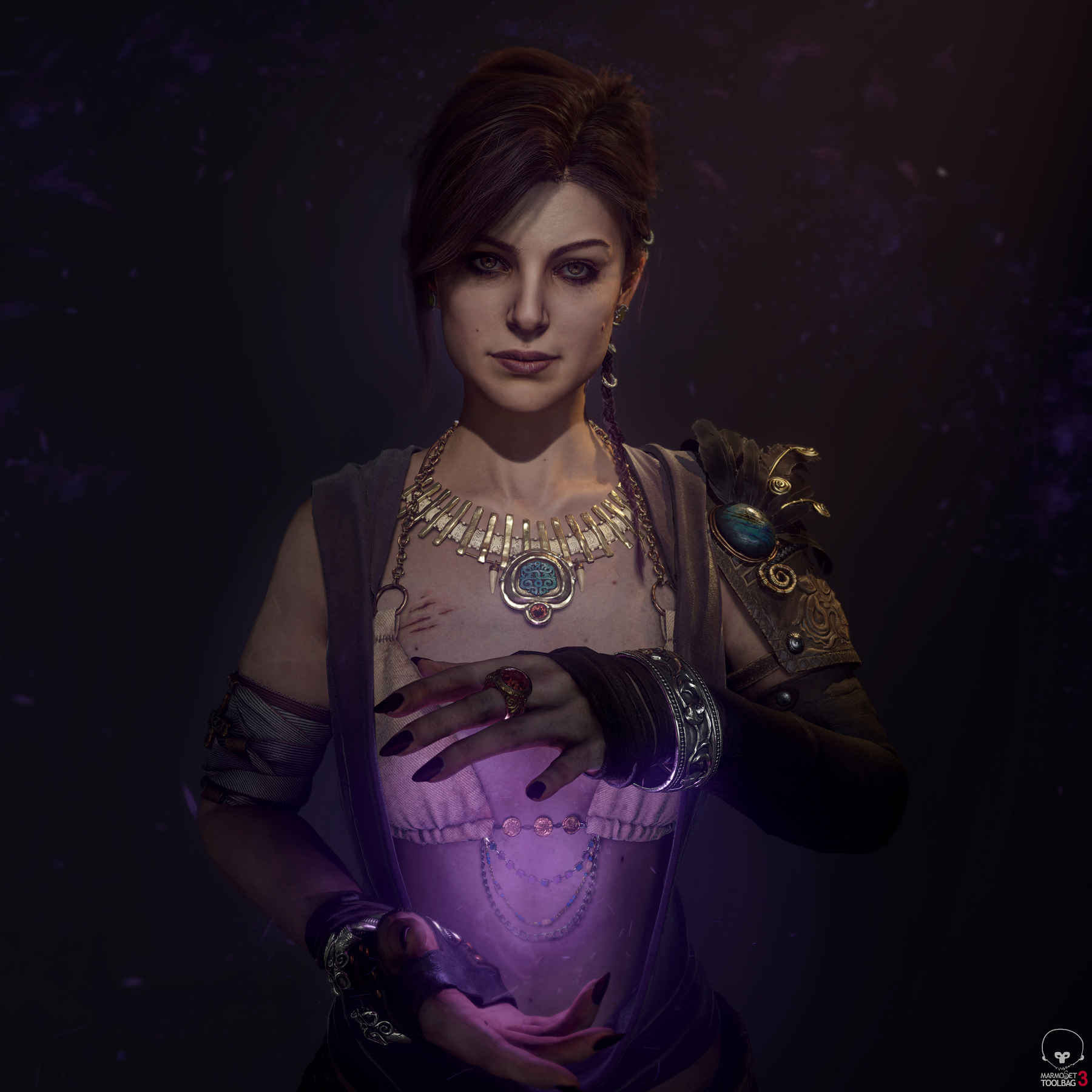 Morrigan, Dragon Age Origins Fan remake, real time - ZBrushCentral