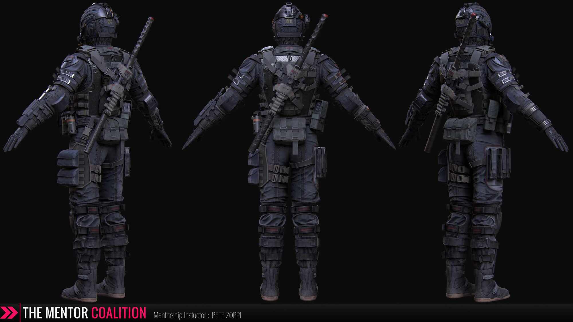 Specter remake during mentorship - ZBrushCentral