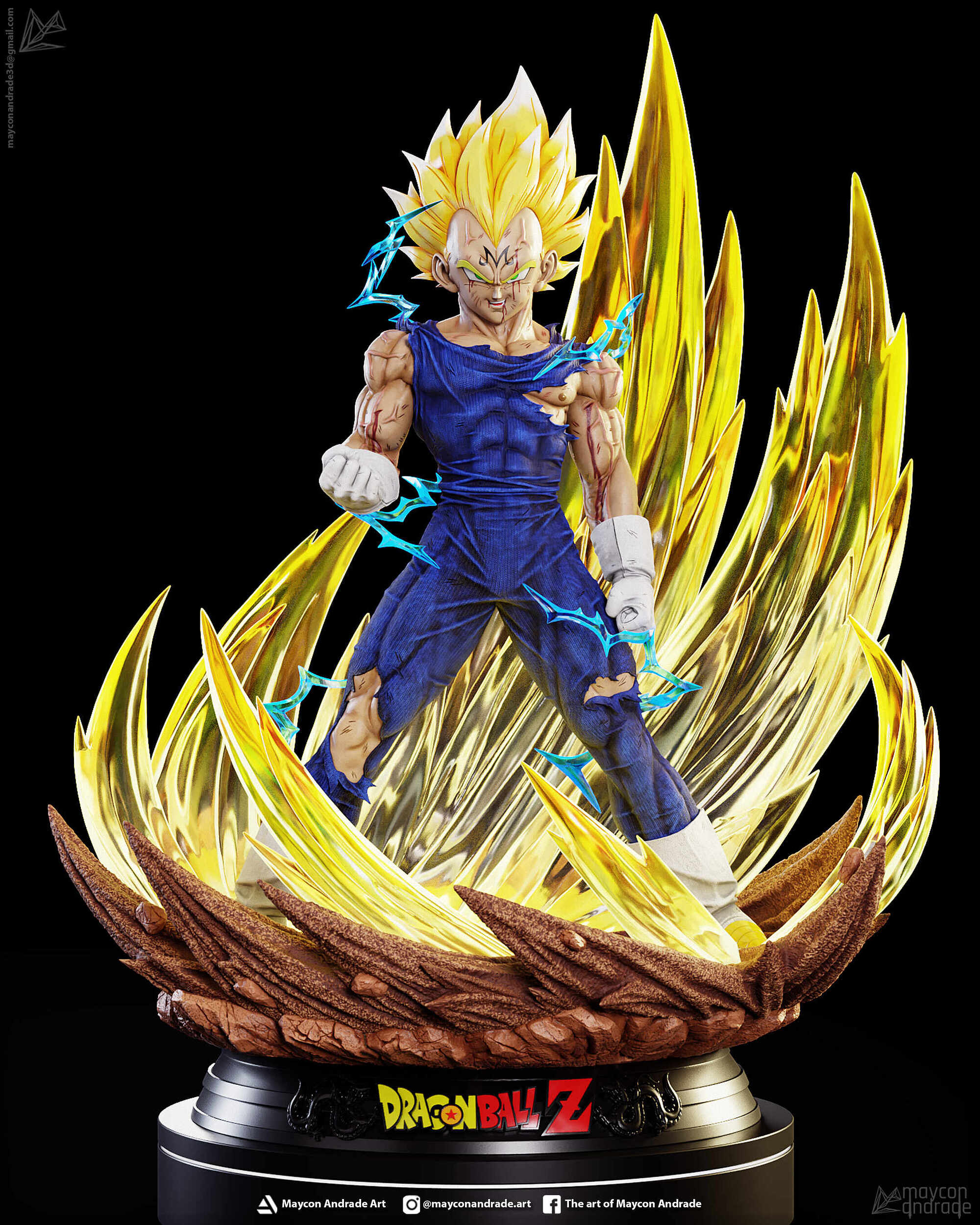 Majin Vegeta VS Majin buu - ZBrushCentral