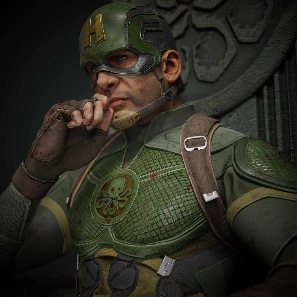 Hail Hydra - Captain America - ZBrushCentral