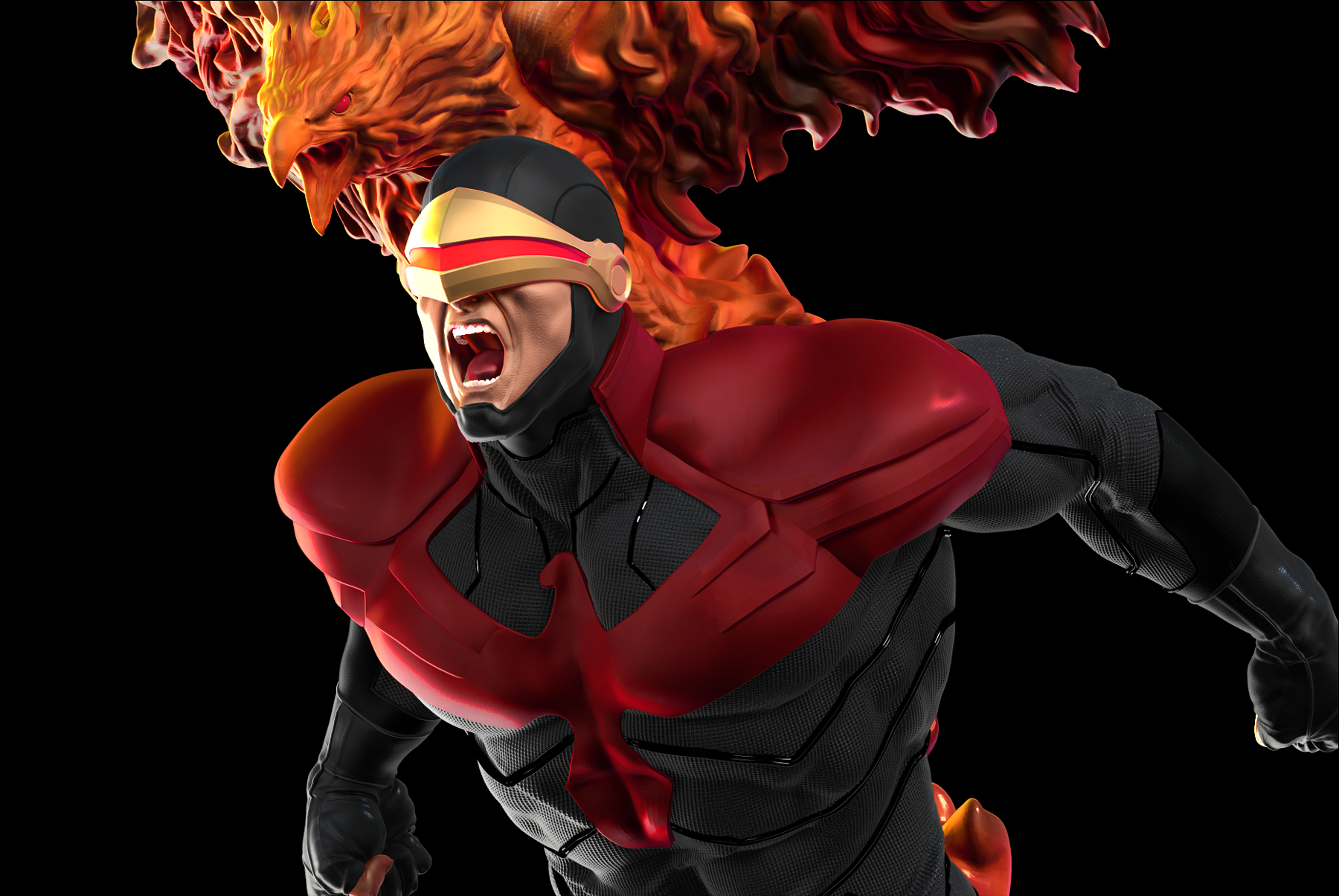 Cyclops phoenix force - ZBrushCentral
