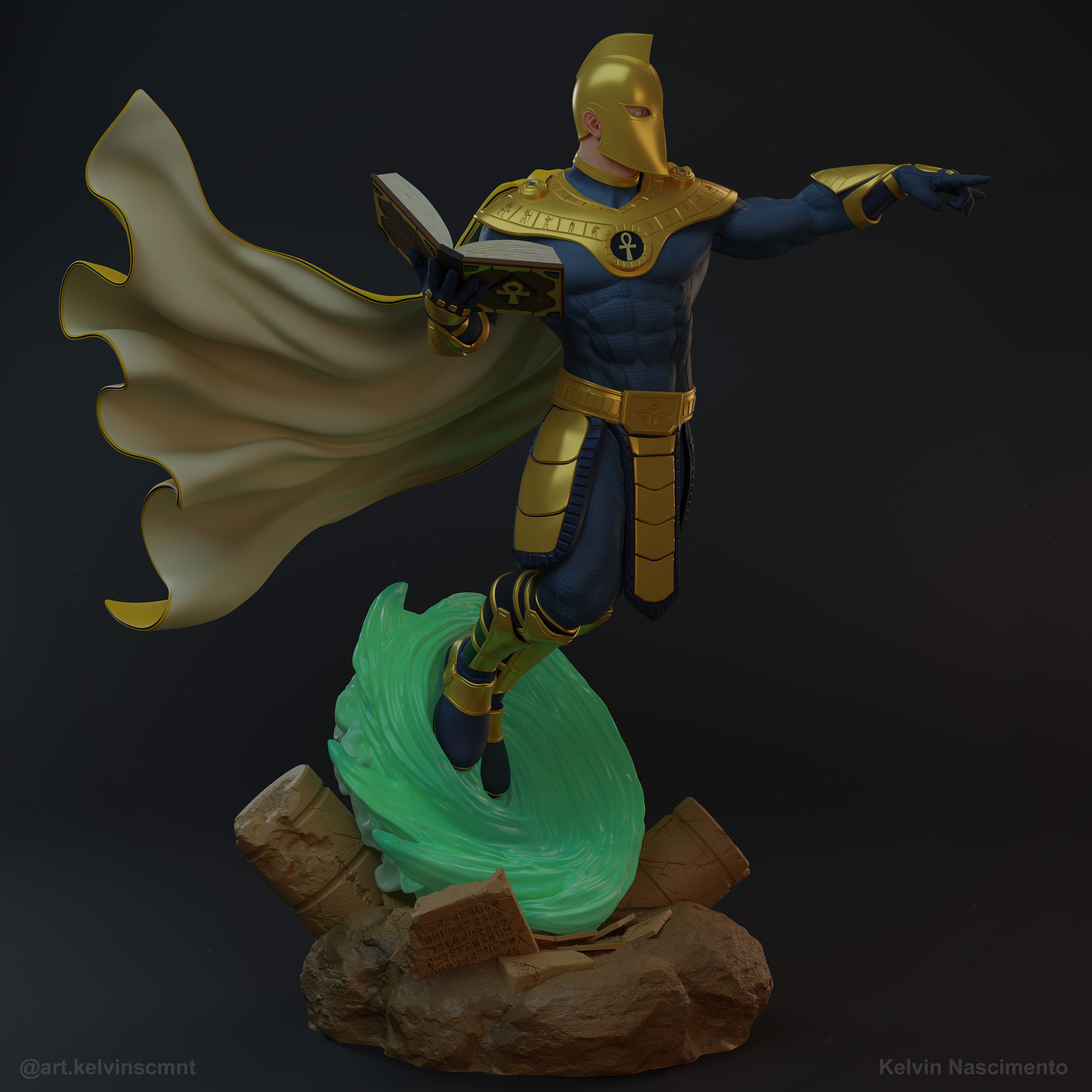 Dr. Fate - Fan Art Statue - ZBrushCentral