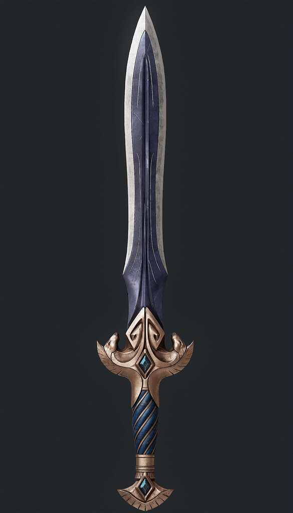 Sword from Immortals Fenix Rising - ZBrushCentral